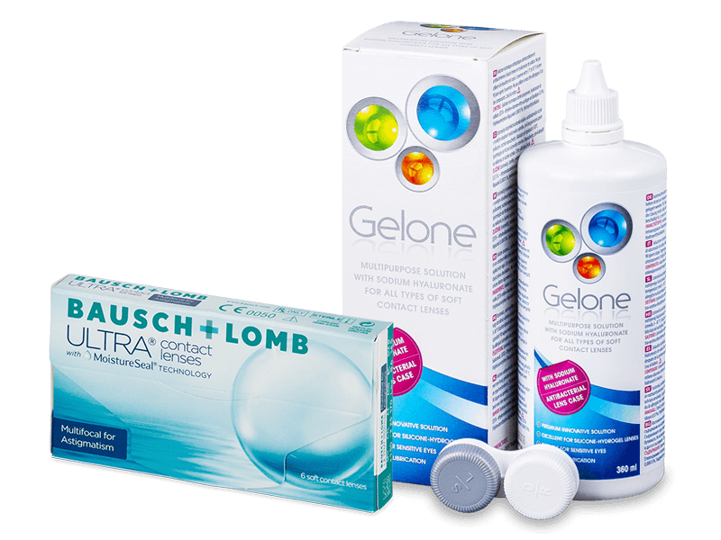 Bausch + Lomb ULTRA Multifocal for Astigmatism (6 čoček) + roztok ...